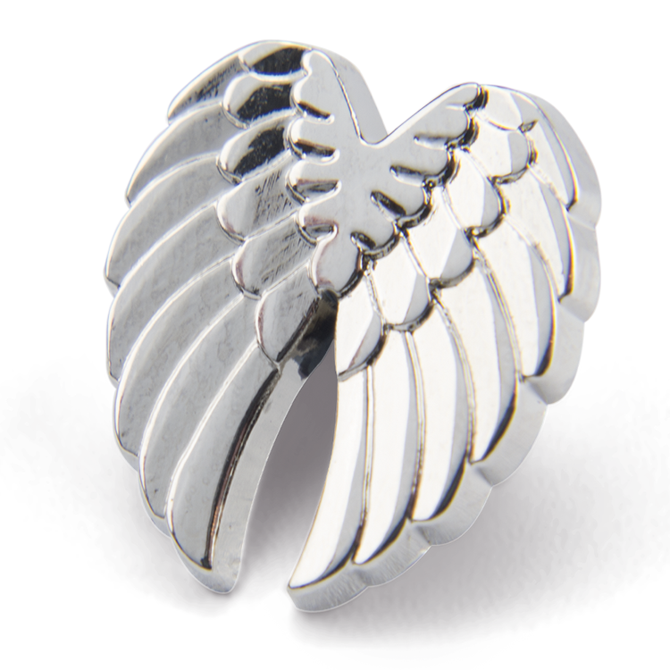 Mears Family Funerals Angel Wings Pin