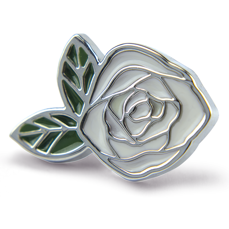 Mears Family Funerals White Rose Pin