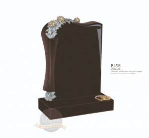 Belle Lapidi Book & Scroll Chapter-Scroll Design Headstone