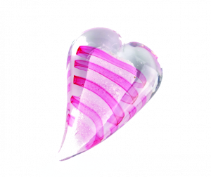 Mears Family Funerals Blown Glass Heart