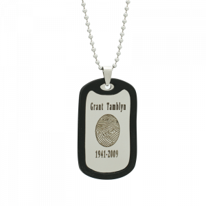 Mears Family Funerals Stainless Steel Memory Tag